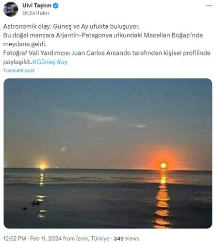 Güneş'in ve Dolunay'ın Birbirine Yakın Konumda Görüntülendiği ...