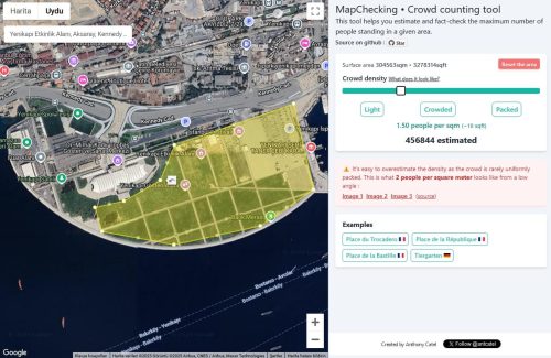 Bir Mitinge Katılan Kişi Sayısı Nasıl Tahmin Edilebilir? - Malumatfuruş