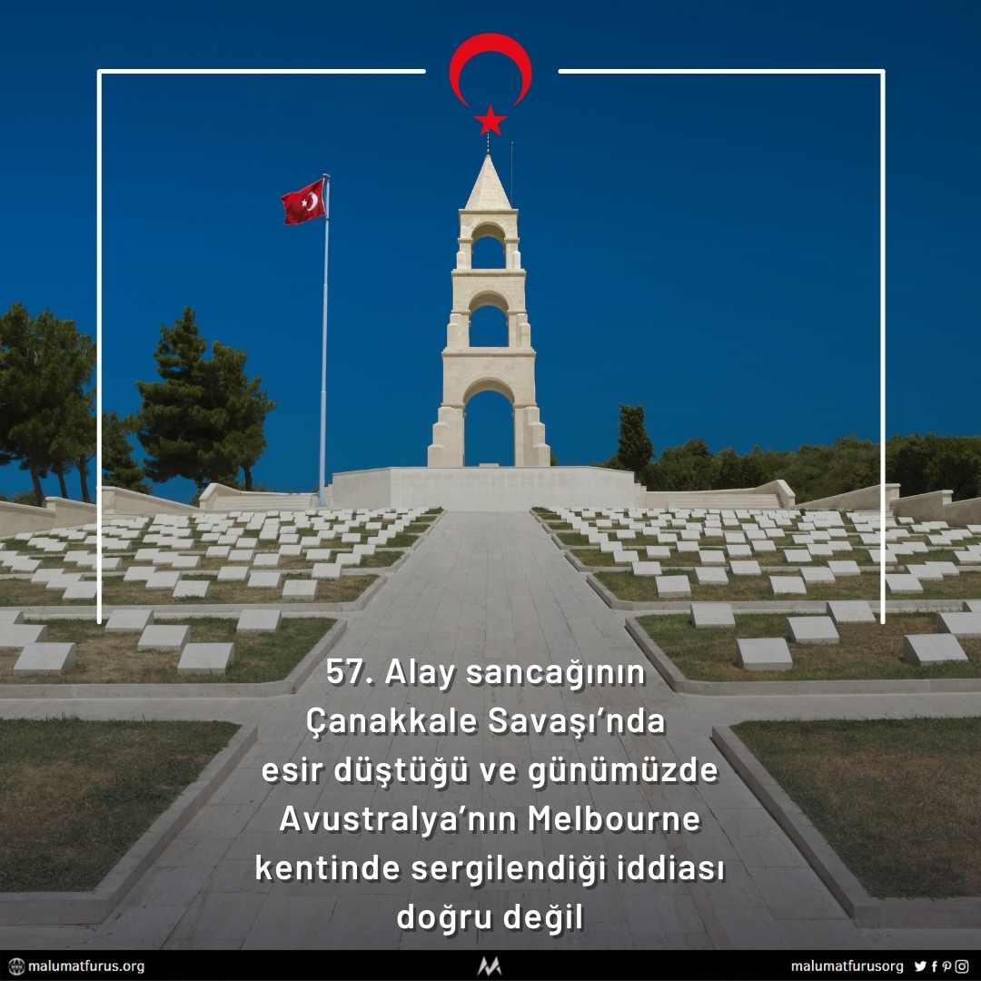 57. Alay Sancağının Avustralya'da Bir Müzede Sergilendiği İddiası ...