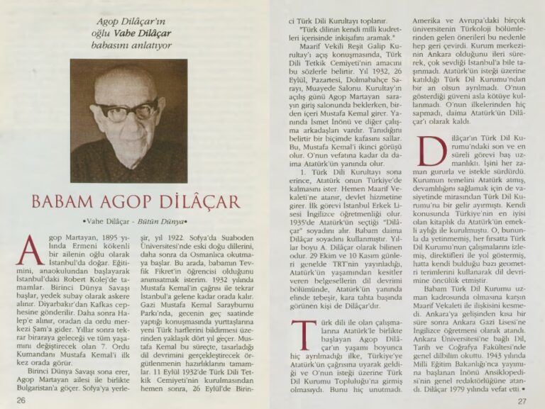 Agop Dilâçar İle İlgili İddialar - Malumatfuruş