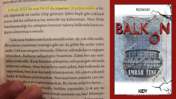 Emrah Tunç'un Balkon Adlı Kitabında Kahramanmaraş Merkezli Depremlerin ...
