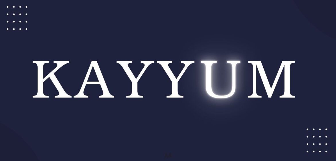 "Kayyum" Mu? "Kayyım" Mı? - Malumatfuruş