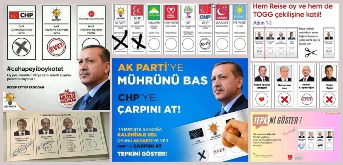 Oy Pusulası Üzerine İşaret Koyulması Çağrısı İçeren Yanıltma ...