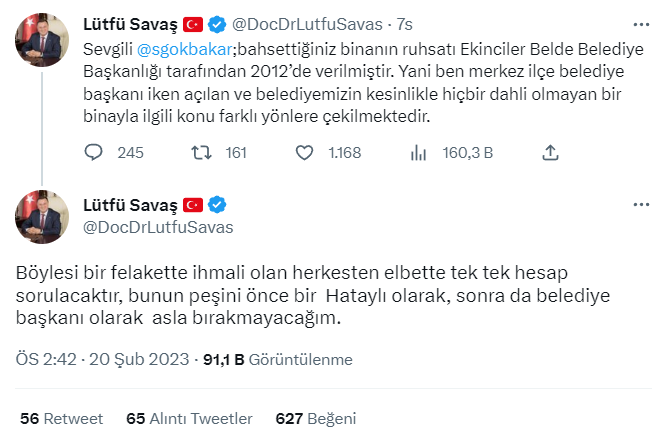 Hatay'da Depremde Yıkılan Rönesans Rezidans'ın İmar İznini Veren ... Hatay'da Depremde Yıkılan Rönesans Rezidans'ın İmar İznini Veren ...