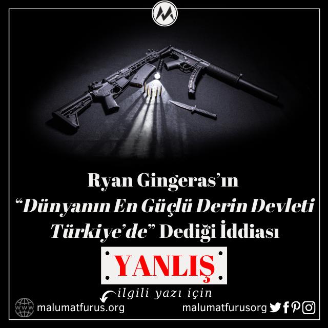 Ryan Gingeras'ın "Dünyanın En Güçlü Derin Devleti Türkiye'de" Dediği ...