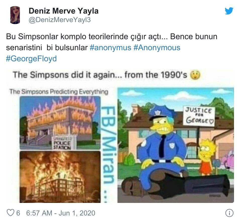 Simpsons'ın ABD'de George Floyd'un Öldürülüşünü Önceden Tahmin Ettiği ...
