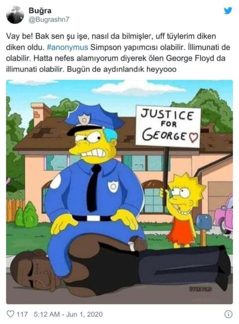 Simpsons'ın ABD'de George Floyd'un Öldürülüşünü Önceden Tahmin Ettiği ...
