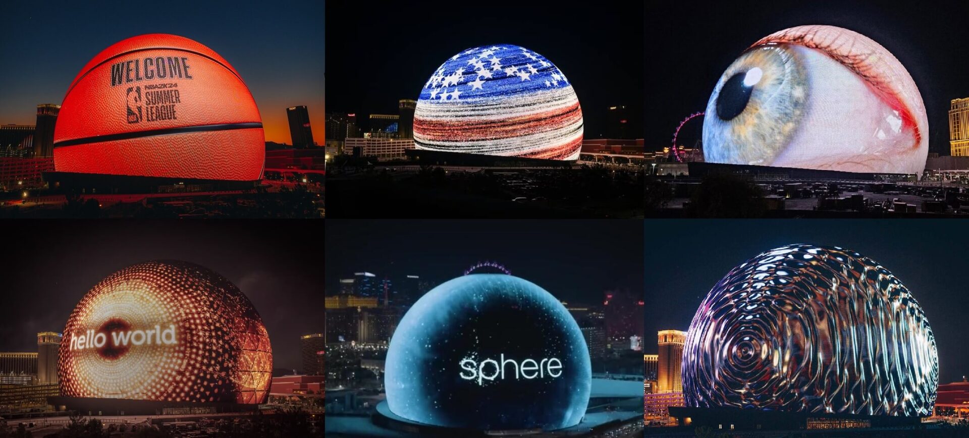 Las Vegas'taki Dünyanın En Büyük LED Küresi MSG Sphere'den (Sanılan) Görüntüler - Malumatfuruş