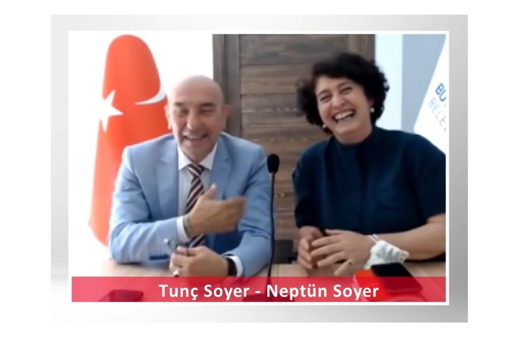 Neptün Soyer'in İzmir Büyükşehir Belediyesi Başkanı Tunç Soyer'le ...