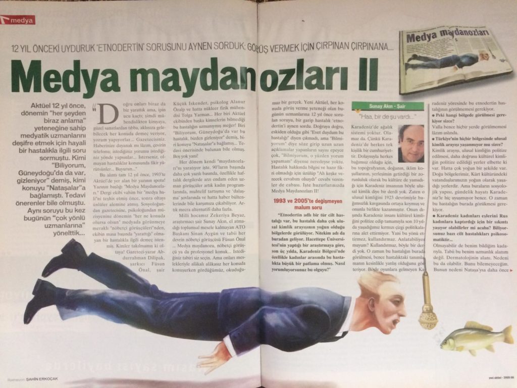 Aktüel Dergisi'nin "Etnodertin" Konulu "Medya Maydanozları" Oltalaması ...